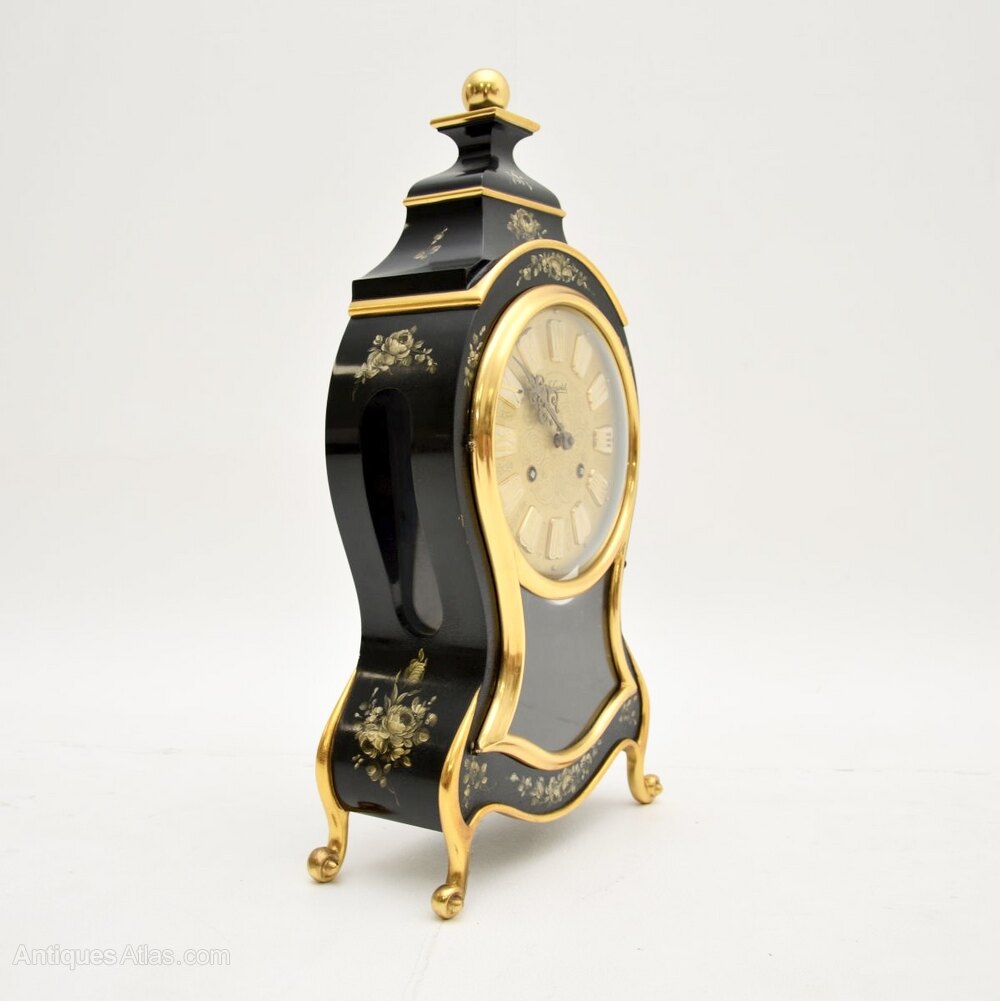 Antiques Atlas - Antique Swiss Hand Painted Wall Clock By Le Castel ...