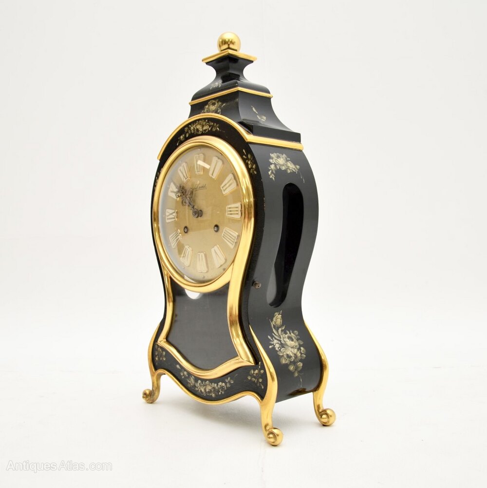 Antiques Atlas - Antique Swiss Hand Painted Wall Clock By Le Castel ...