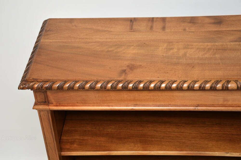 Antique Walnut Open Bookcase as592a14660 / 12876 - Antiques Atlas