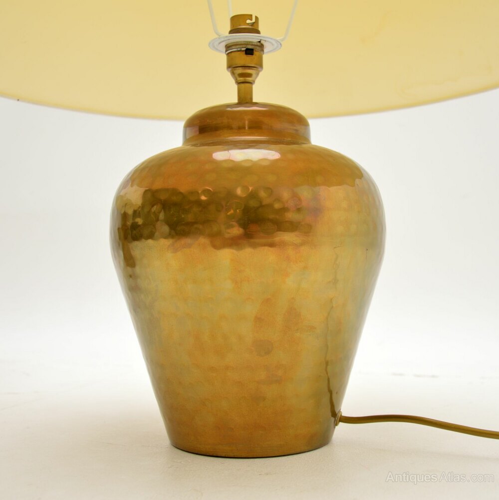 Antiques Atlas - Pair Of Vintage Brass Table Lamps