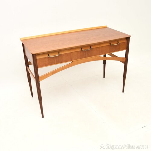 Antiques Atlas - Vintage French Satin Wood Desk / Console Table ...