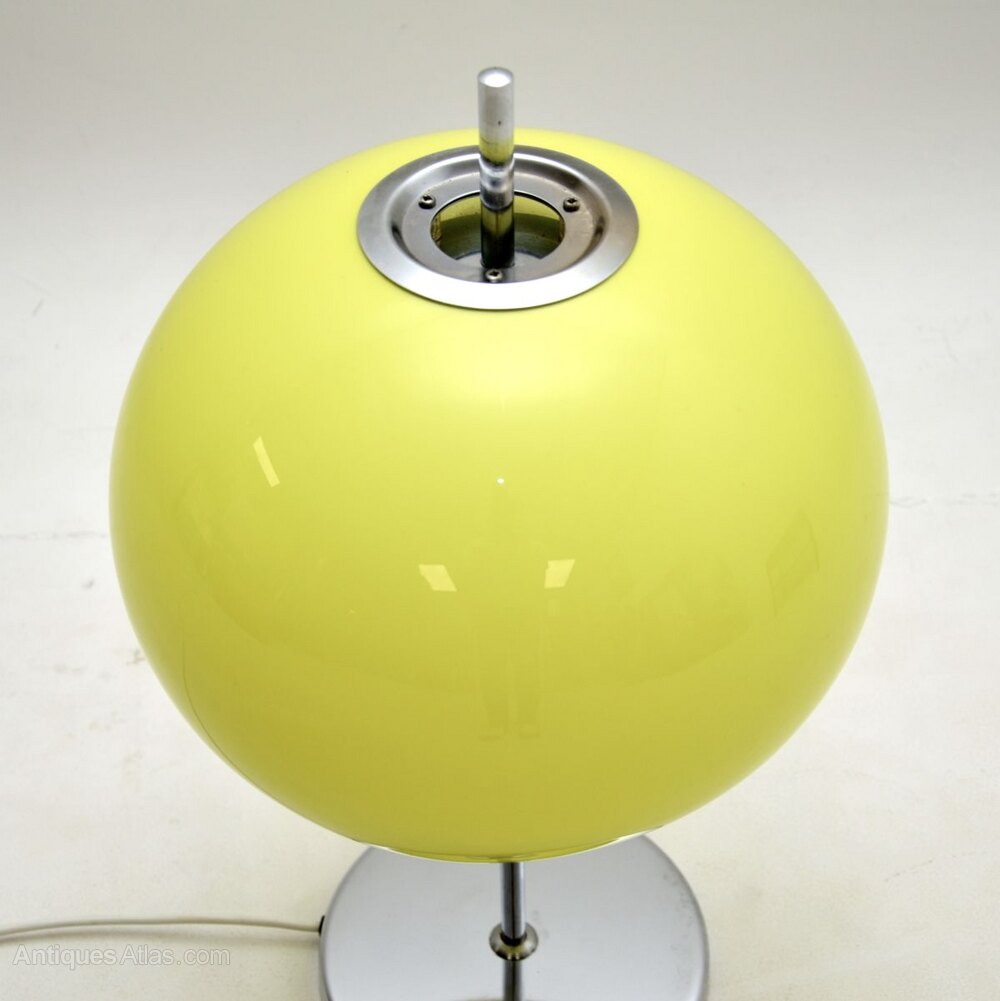 Antiques Atlas - Vintage Italian Guzzini Style Chrome Mushroom Lamp ...