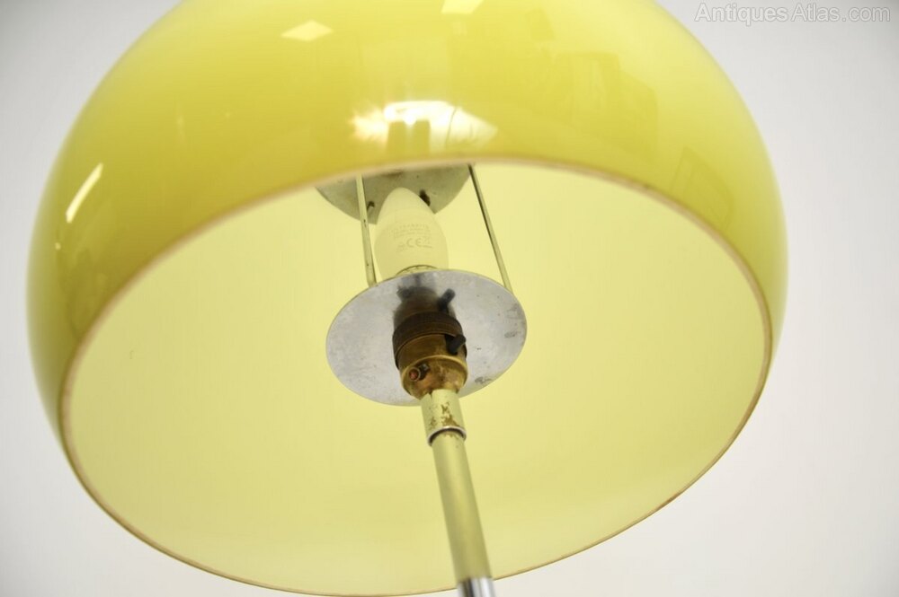 Antiques Atlas - Vintage Italian Guzzini Style Chrome Mushroom Lamp ...