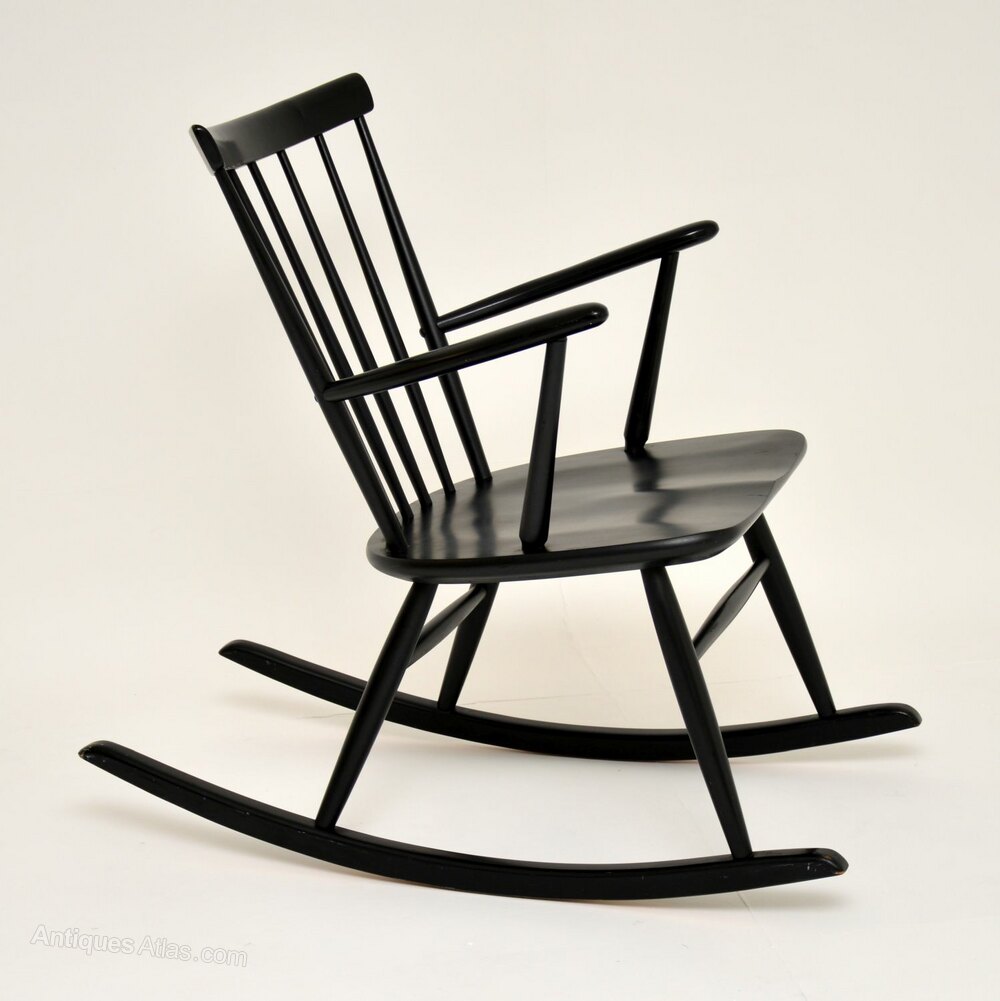 Antiques Atlas - Vintage Swedish Rocking Chair By Roland Rainer ...