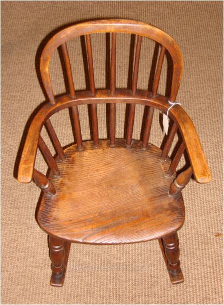 A Charming Mid 19th Century Child’s Rocking Chair - Antiques Atlas