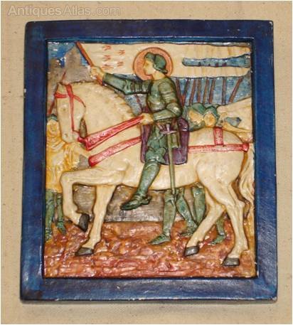 Antiques Atlas - A Rare Compton Pottery Wall Plaque