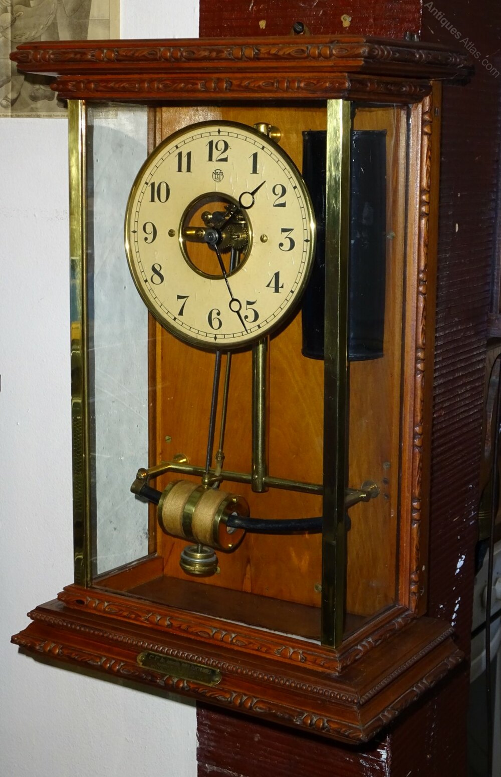 Antiques Atlas - A Rare And Very Early Bulle Wall Clock