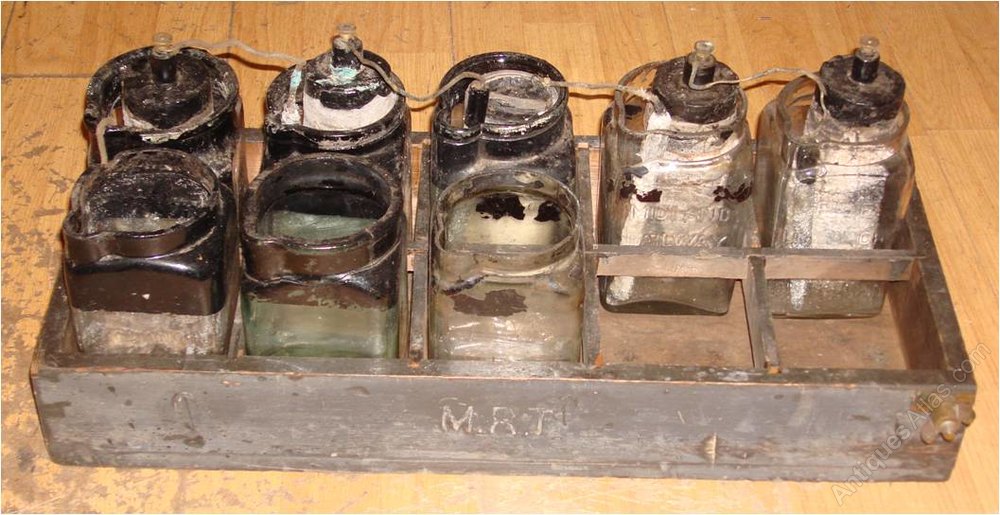 Antiques Atlas - A Rare Collection Of Leclanche Cells as630a973