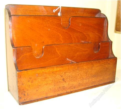 Antiques Atlas - A Very Nice Victorian Wall Letter Rack