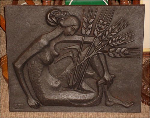 Antiques Atlas - An Impressive Cast Iron Relief Panel as630a537