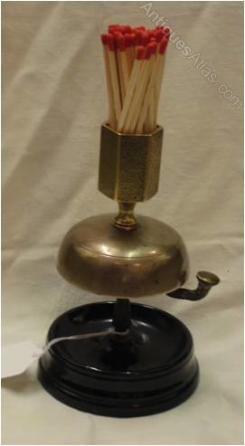 Antiques Atlas - An Unusual Counter-top Bell With Match Striker