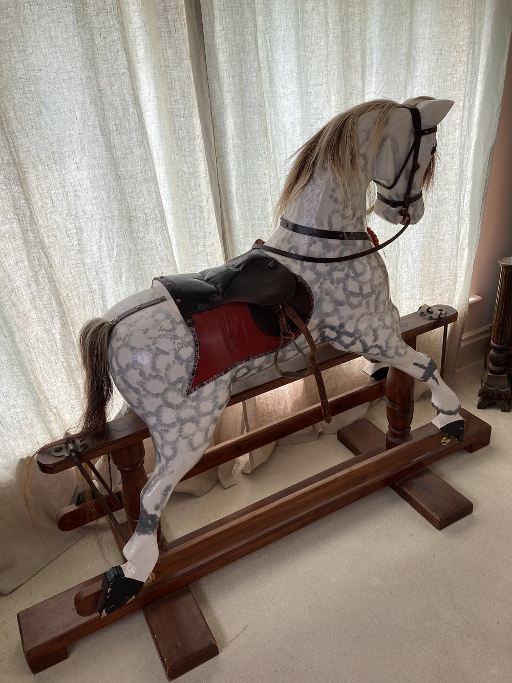 Antiques Atlas - Large Rocking Horse Circa 1950