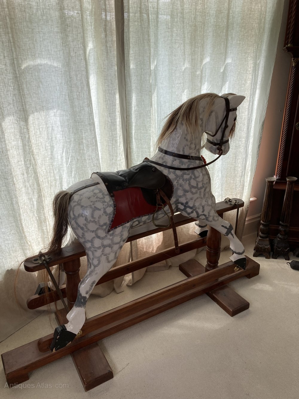 Antiques Atlas - Large Rocking Horse Circa 1950