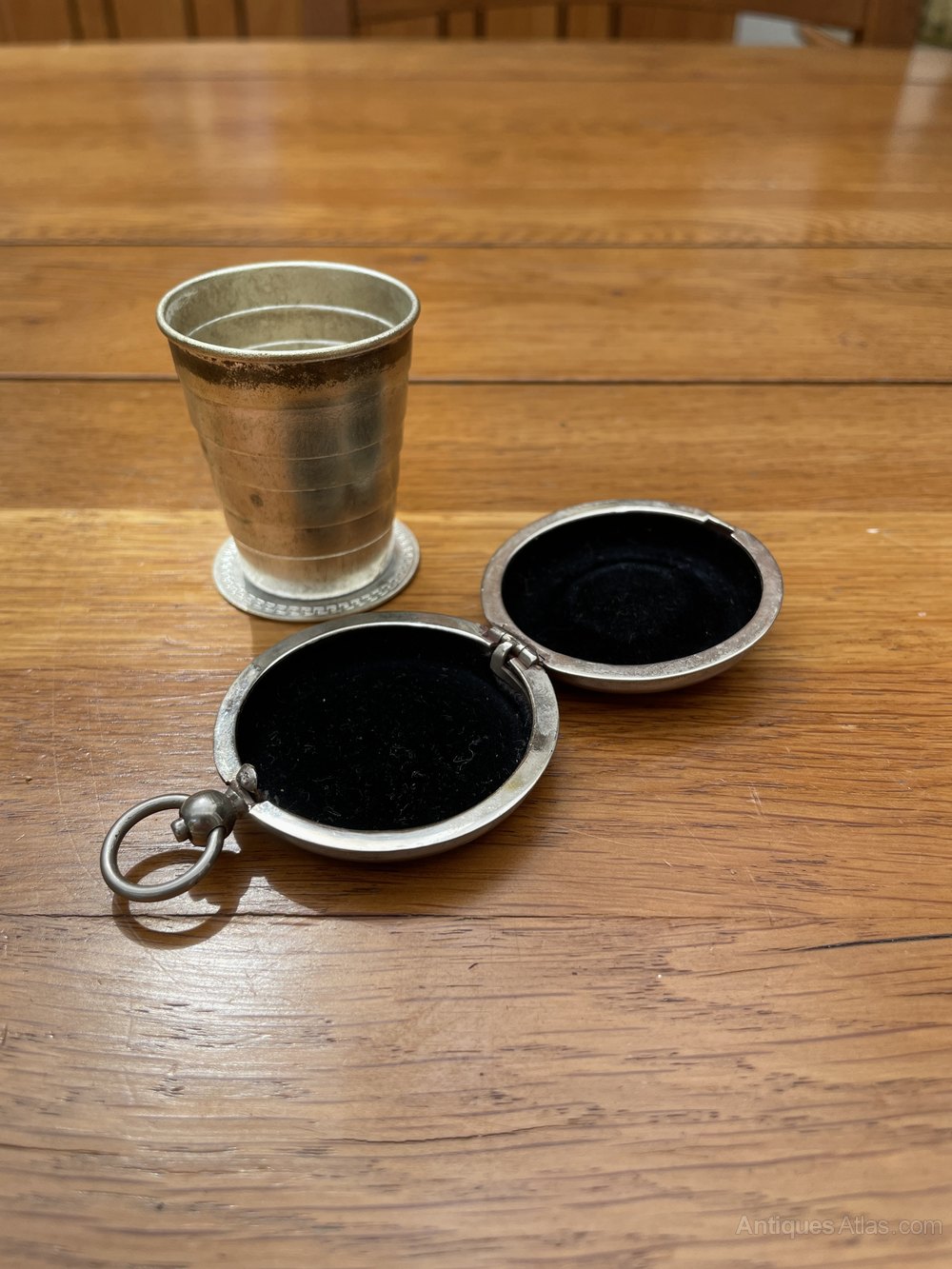 Antiques Atlas - Antique Compass & Collapsible Drinking Beaker