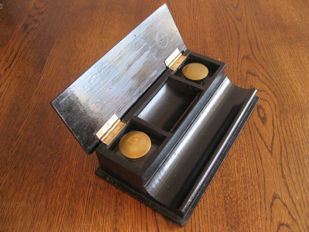 Antiques Atlas - Black Desk Set