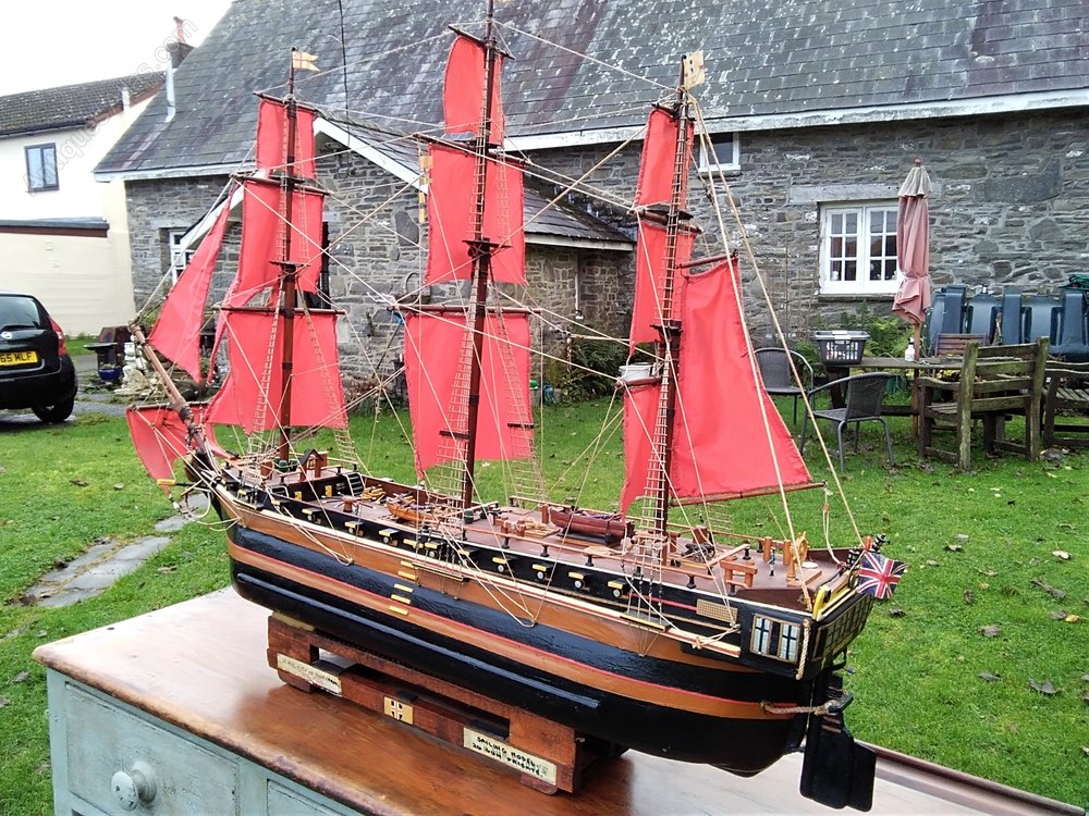 Antiques Atlas - Large Vintage Model " Hms City Of Durham" Galleon