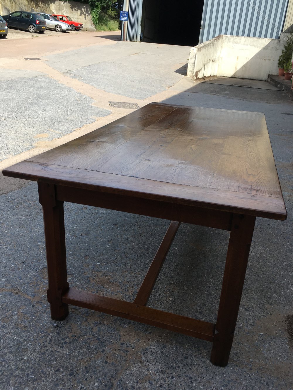 Oak Farm Table 2 Meters - Antiques Atlas