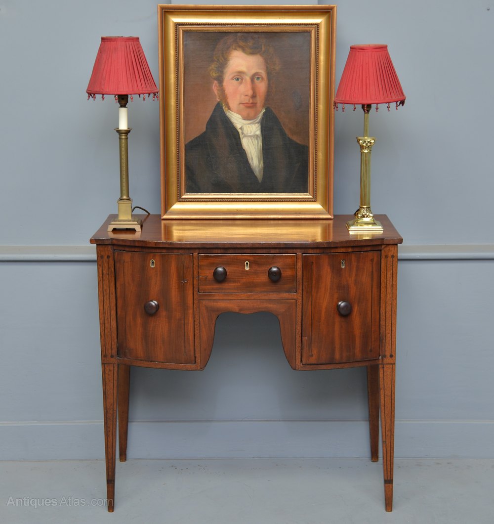 Delightful Solid Mahogany Mini Georgian Sideboard - Antiques Atlas