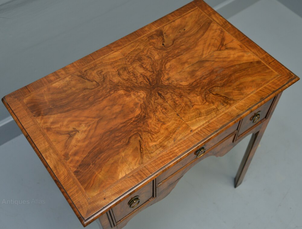 George II Style Walnut Lowboy Side Table - Antiques Atlas
