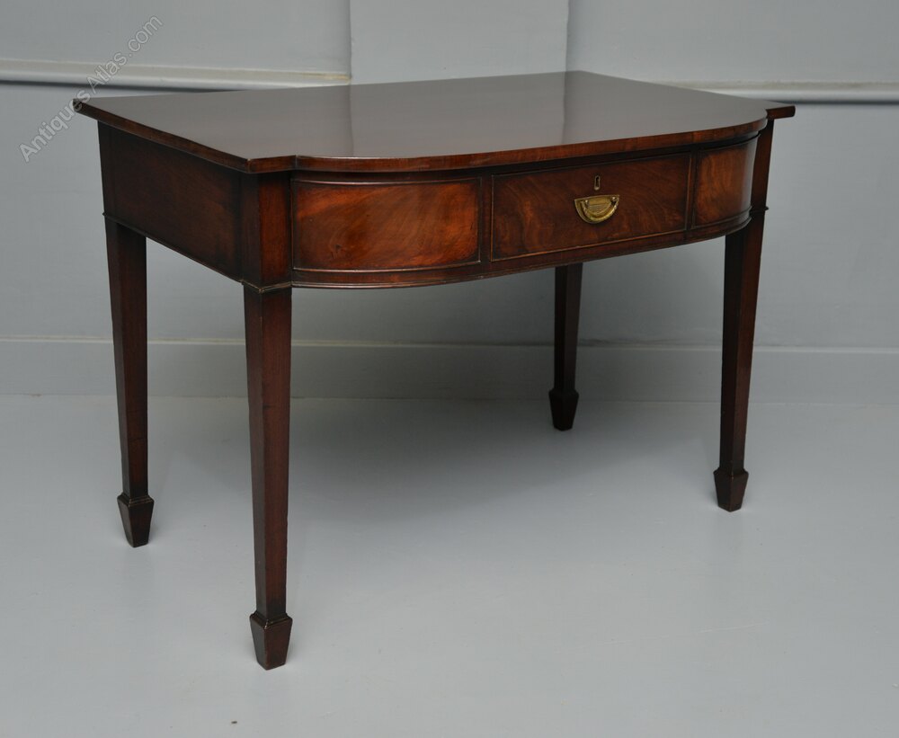 Mahogany Breakfront D-Shaped Console Side Table as510a759 - Antiques Atlas