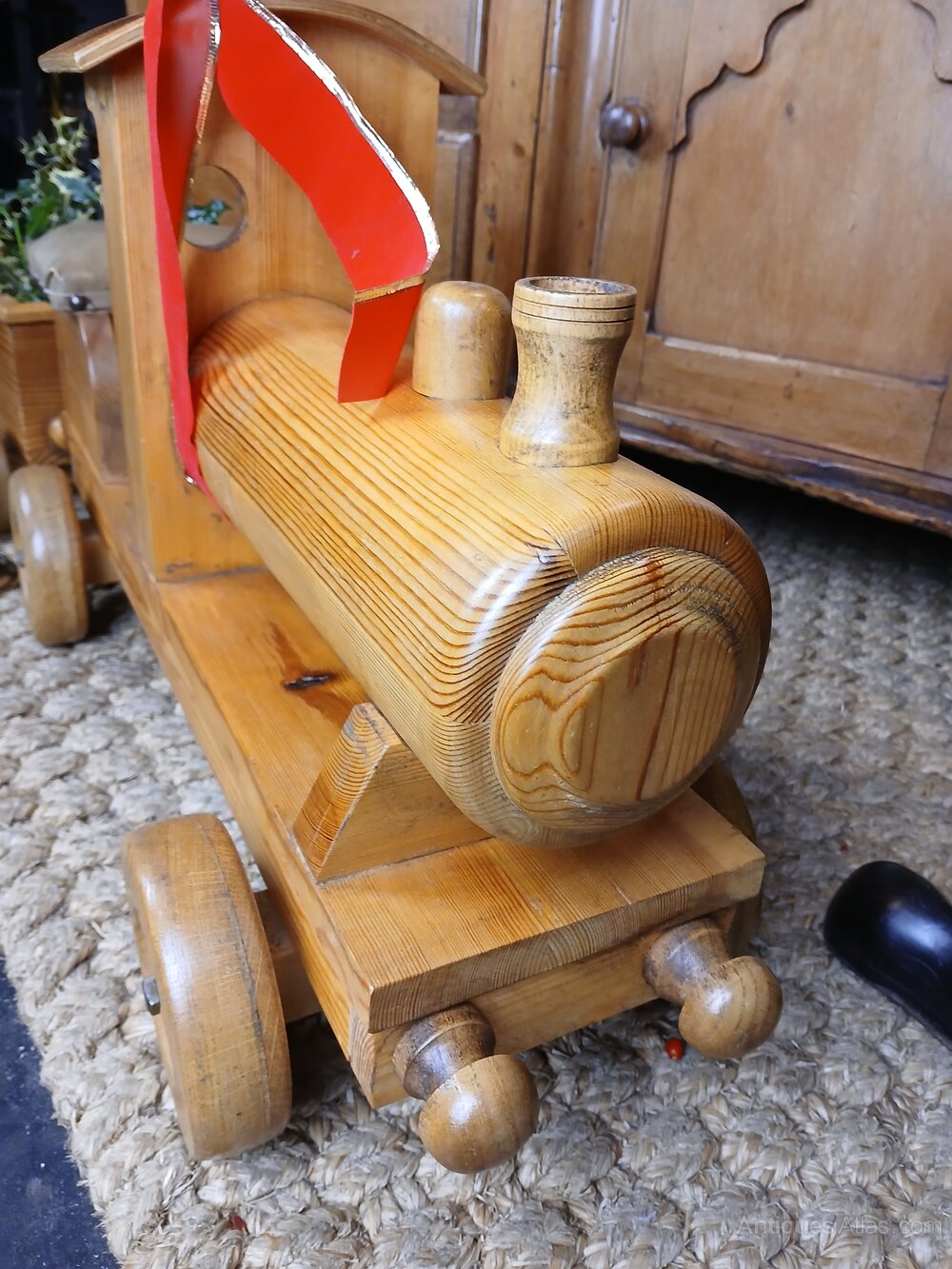 Antiques Atlas - Charming Hand Made Vintage Wooden Train. ac048a1444