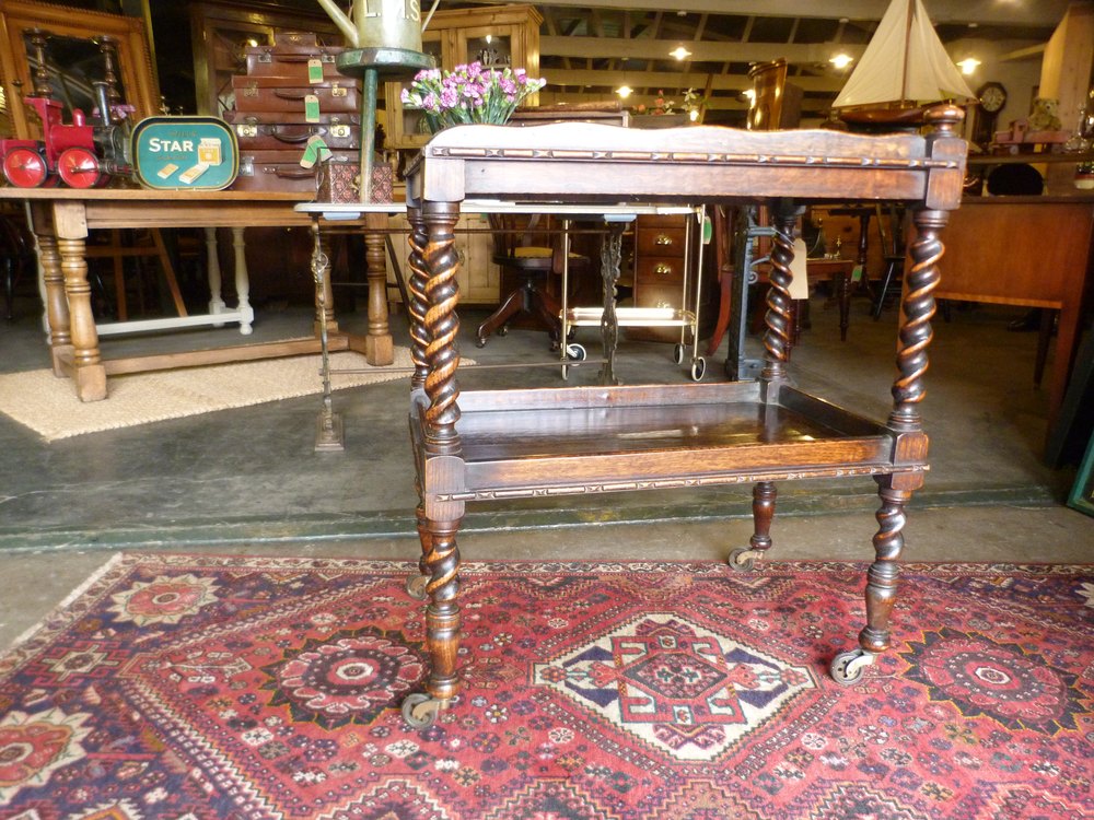 Vintage Oak Tea Trolley - Antiques Atlas