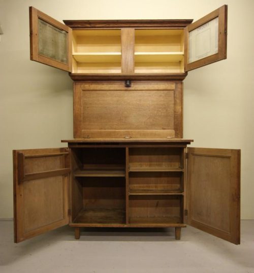 Antique English 'Quicksey' Oak Kitchenette. - Antiques Atlas