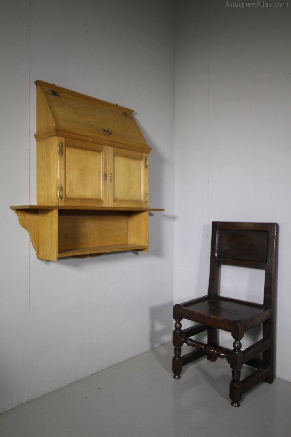 19th Century Antique Pine Wall Cabinet as111a6627 - Antiques Atlas