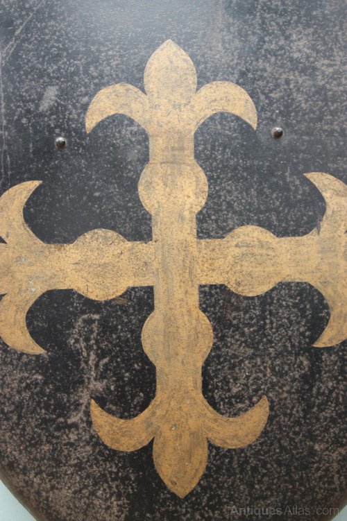 Antiques Atlas - 19th Century English Antique Armorial Shield.