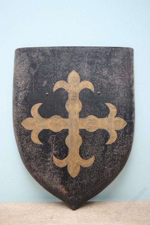Antiques Atlas - 19th Century English Antique Armorial Shield.