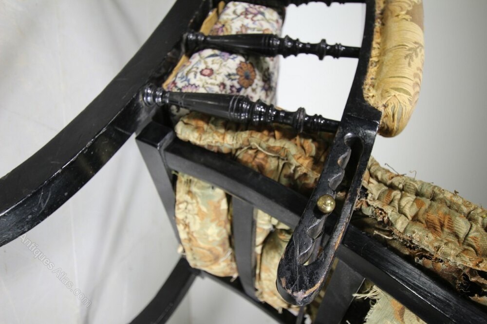 19th Century Morris Co Antique Reclining Armchair as111a8117 - Antiques ...