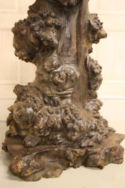 Antique Grotto Burr Wood Stand/Side Table. - Antiques Atlas