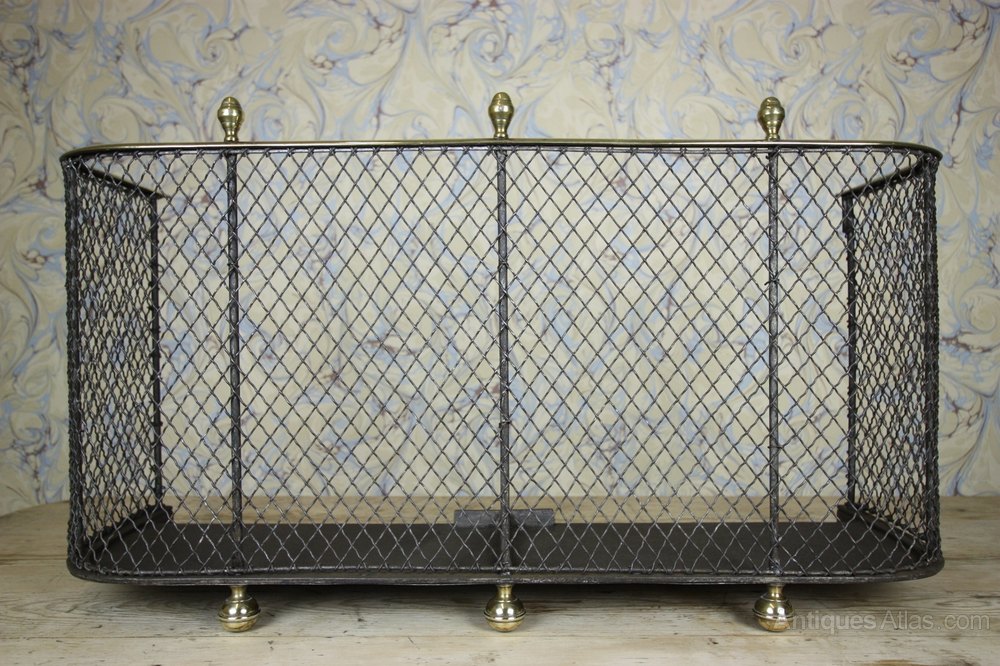 Antiques Atlas - Quality English Antique Fire Guard.