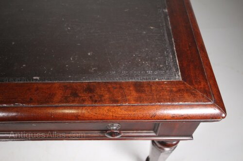 William IV Quality Antique Mahogany Writing Table as111a8312 - Antiques ...