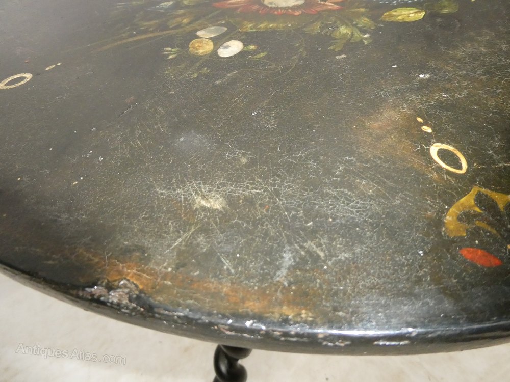 19thC Papier Mache Gypsy Table - Antiques Atlas