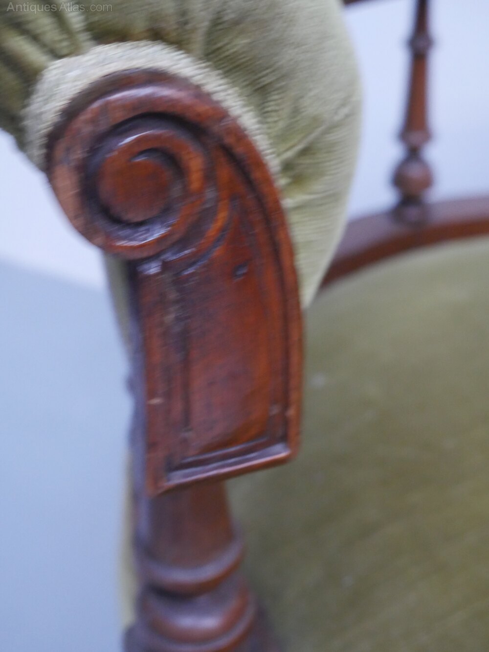 19th Century Captains Desk Chair as789a2992 - Antiques Atlas