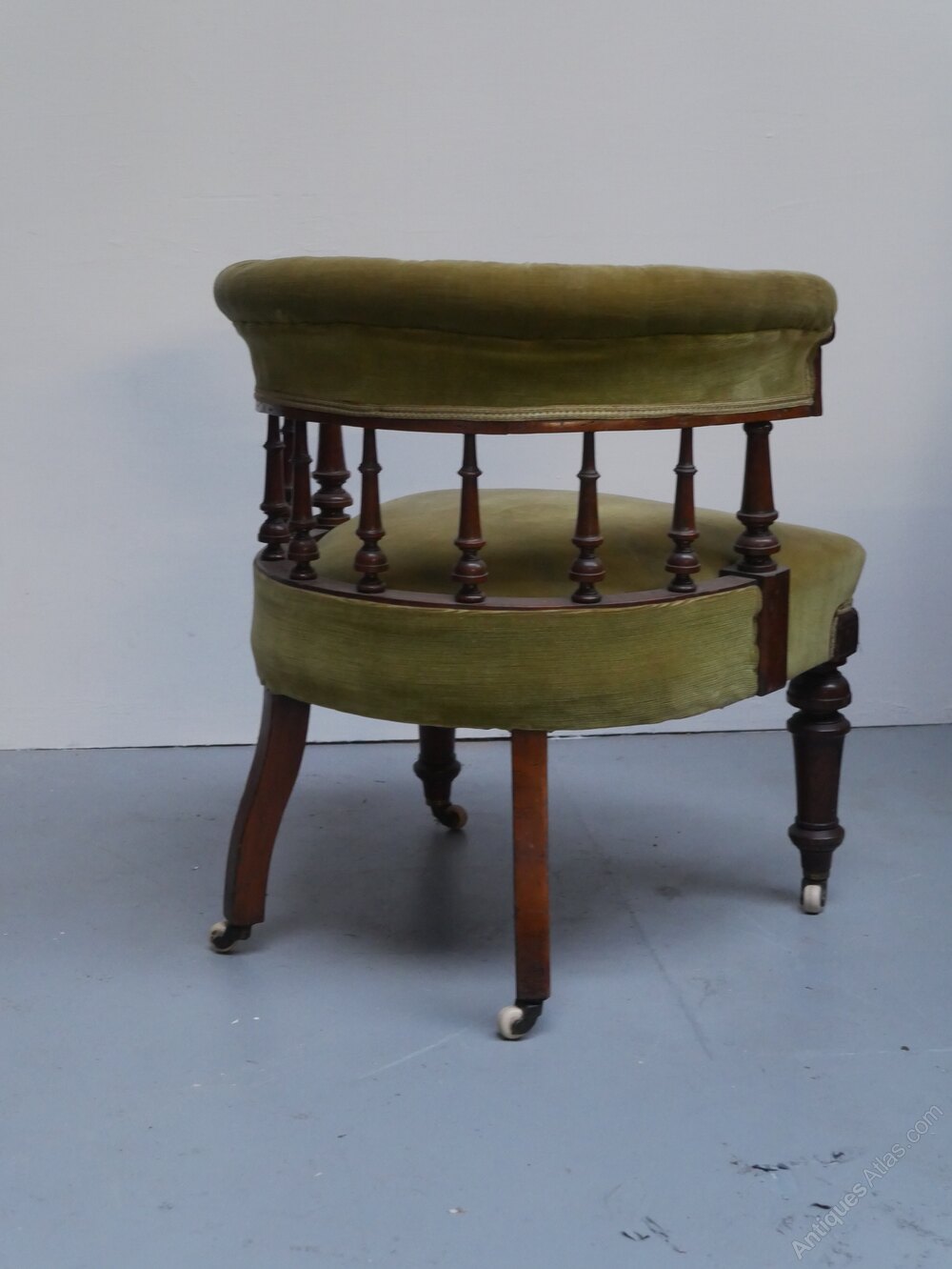 19th Century Captains Desk Chair as789a2992 - Antiques Atlas
