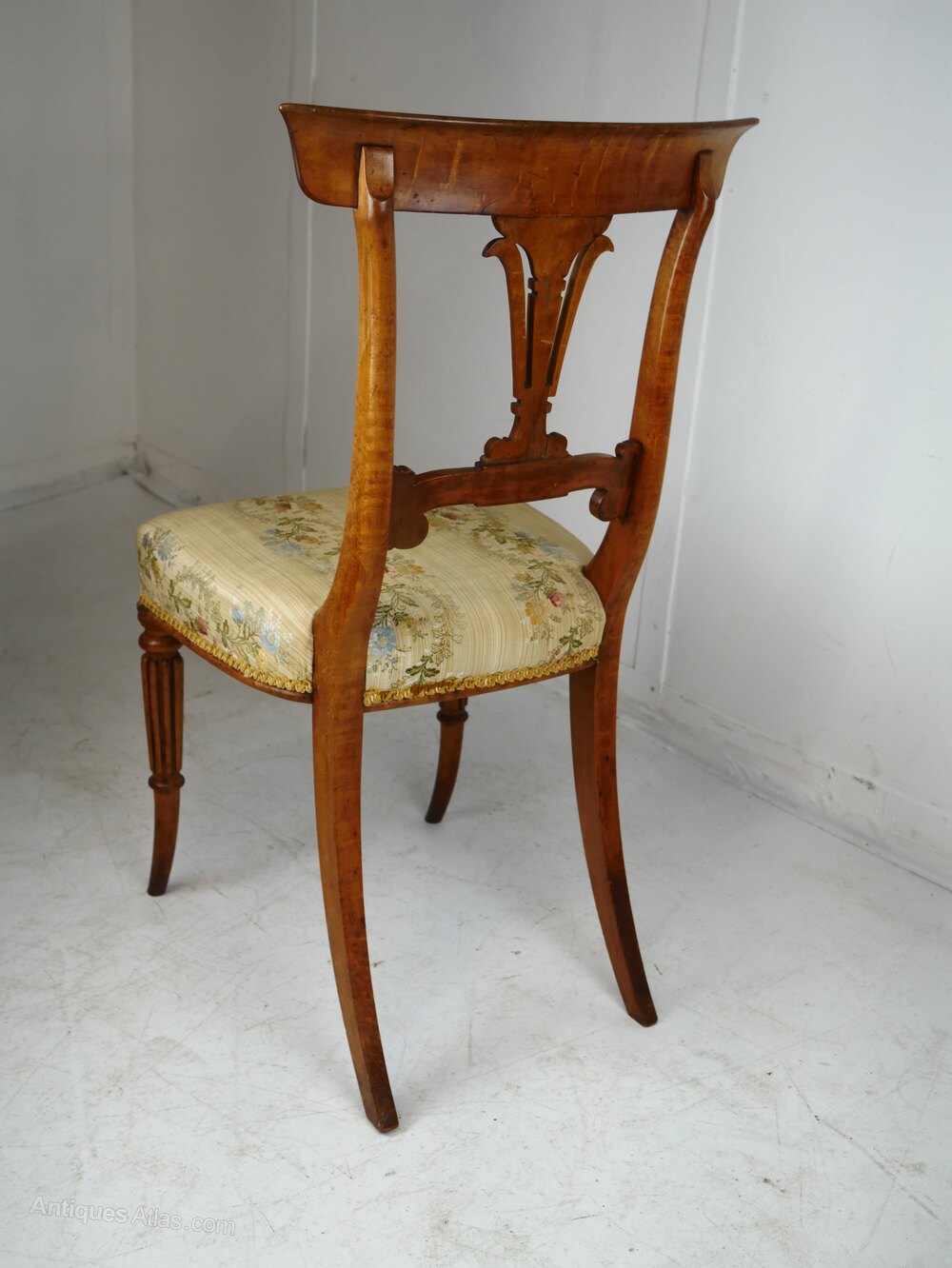 Pair Birds Eye Maple Chairs as789a2339 - Antiques Atlas