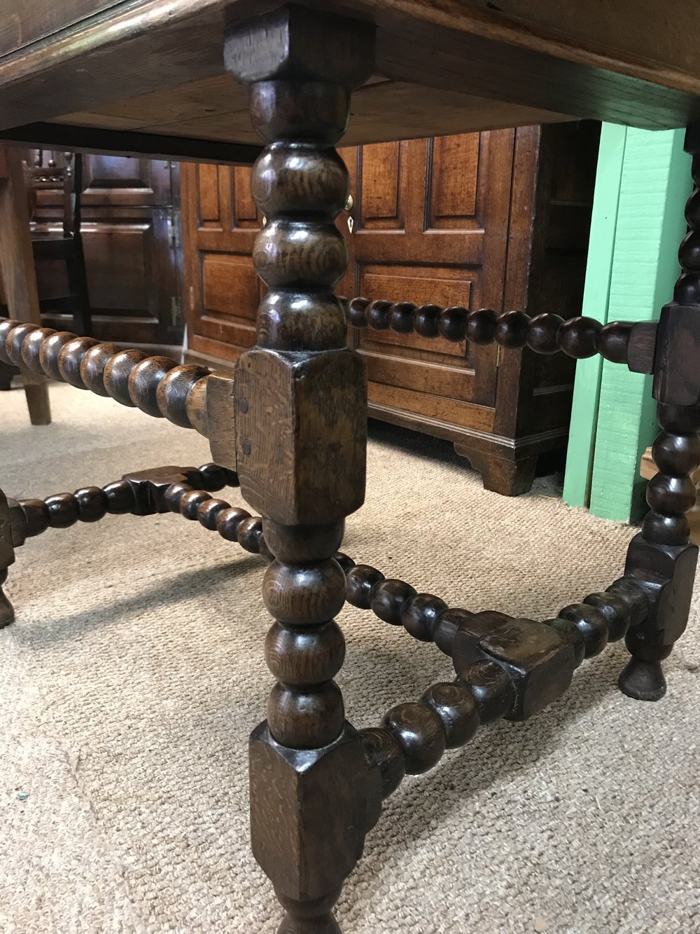 17th Century Bobbin Turned Table - Antiques Atlas