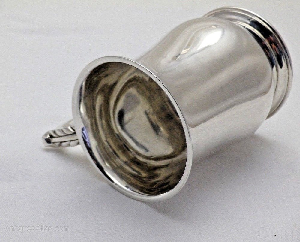 Antiques Atlas - Vintage Solid Silver 1/2 Pint Tankard 194g