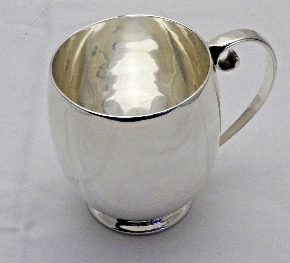 Antiques Atlas - Vintage Solid Silver 1/2 Pint Tankard 215g as324a279 ...