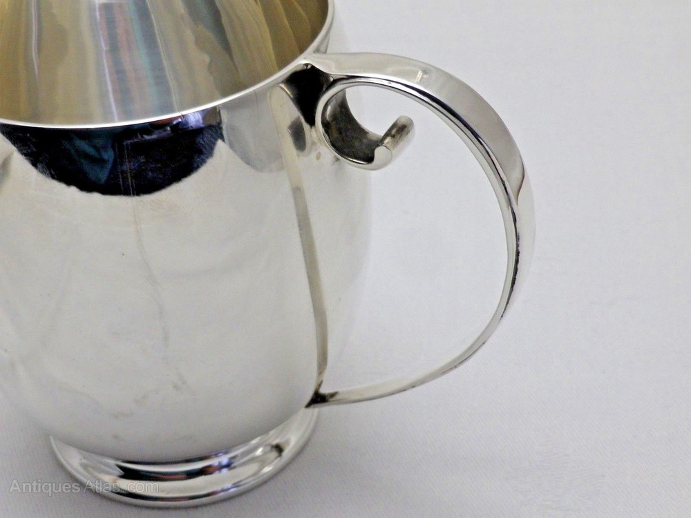 Antiques Atlas - Vintage Solid Silver 1/2 Pint Tankard 215g as324a279 ...