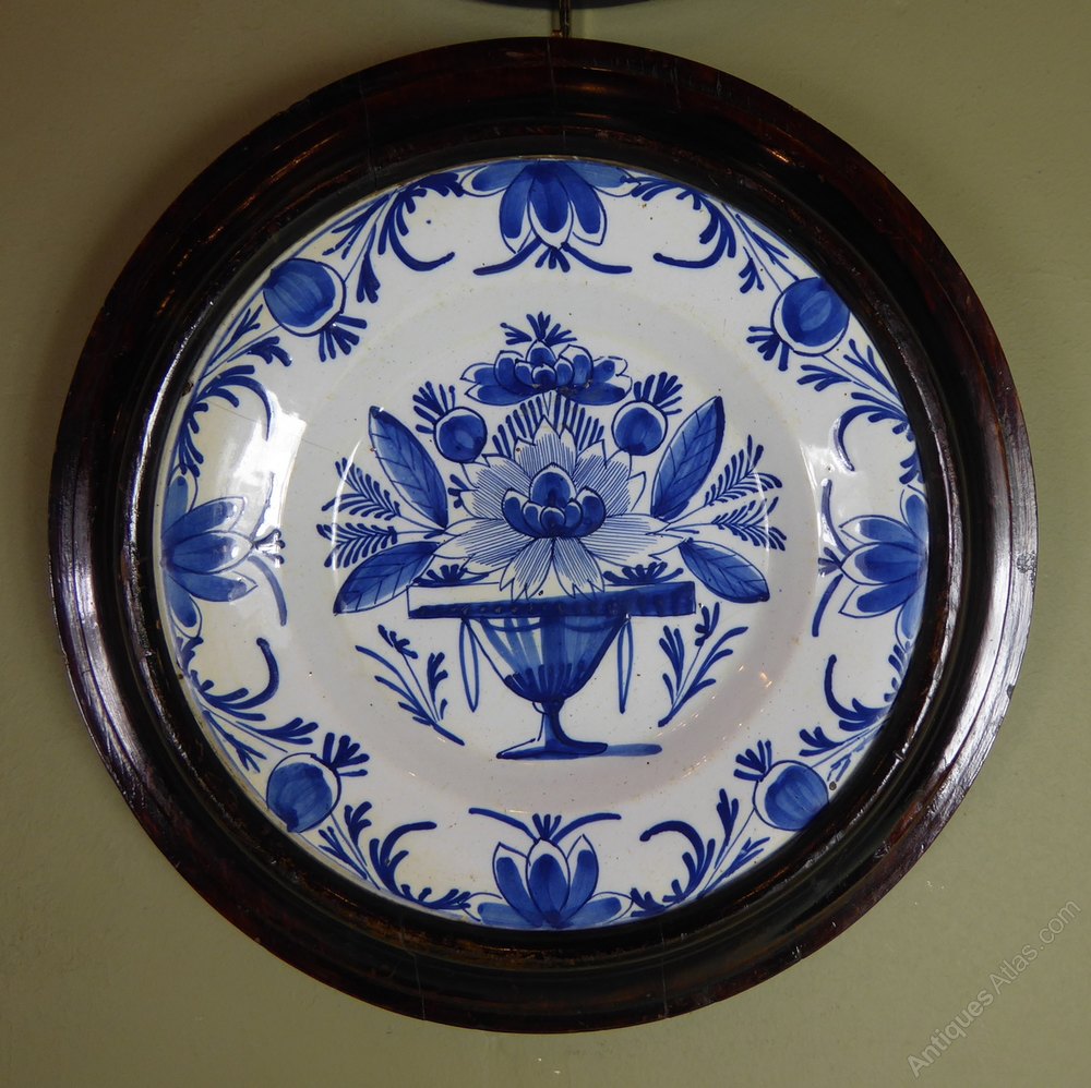 Antiques Atlas - 18th C Delft Plates