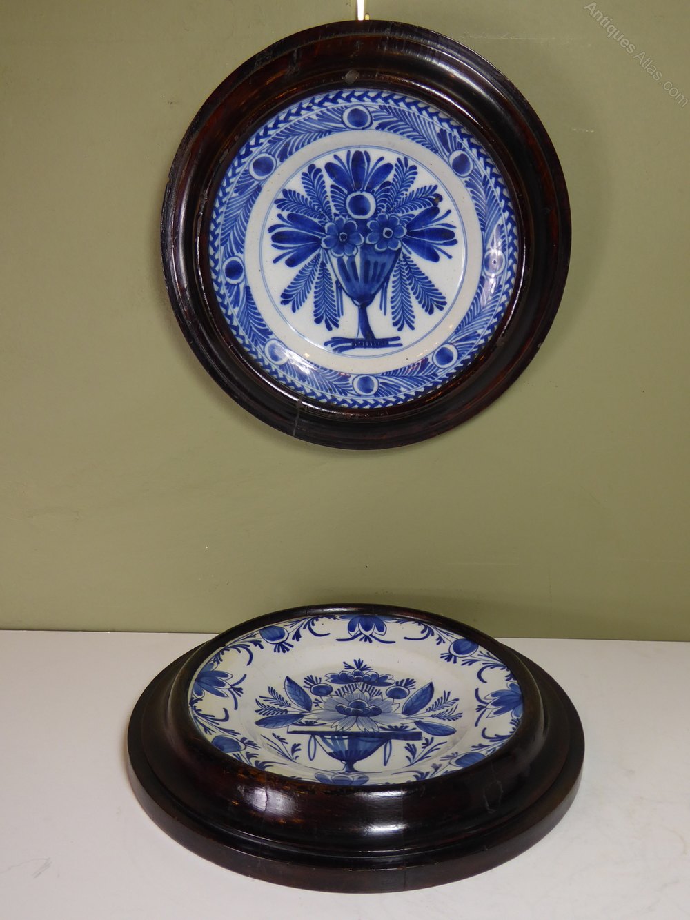 Antiques Atlas - 18th C Delft Plates
