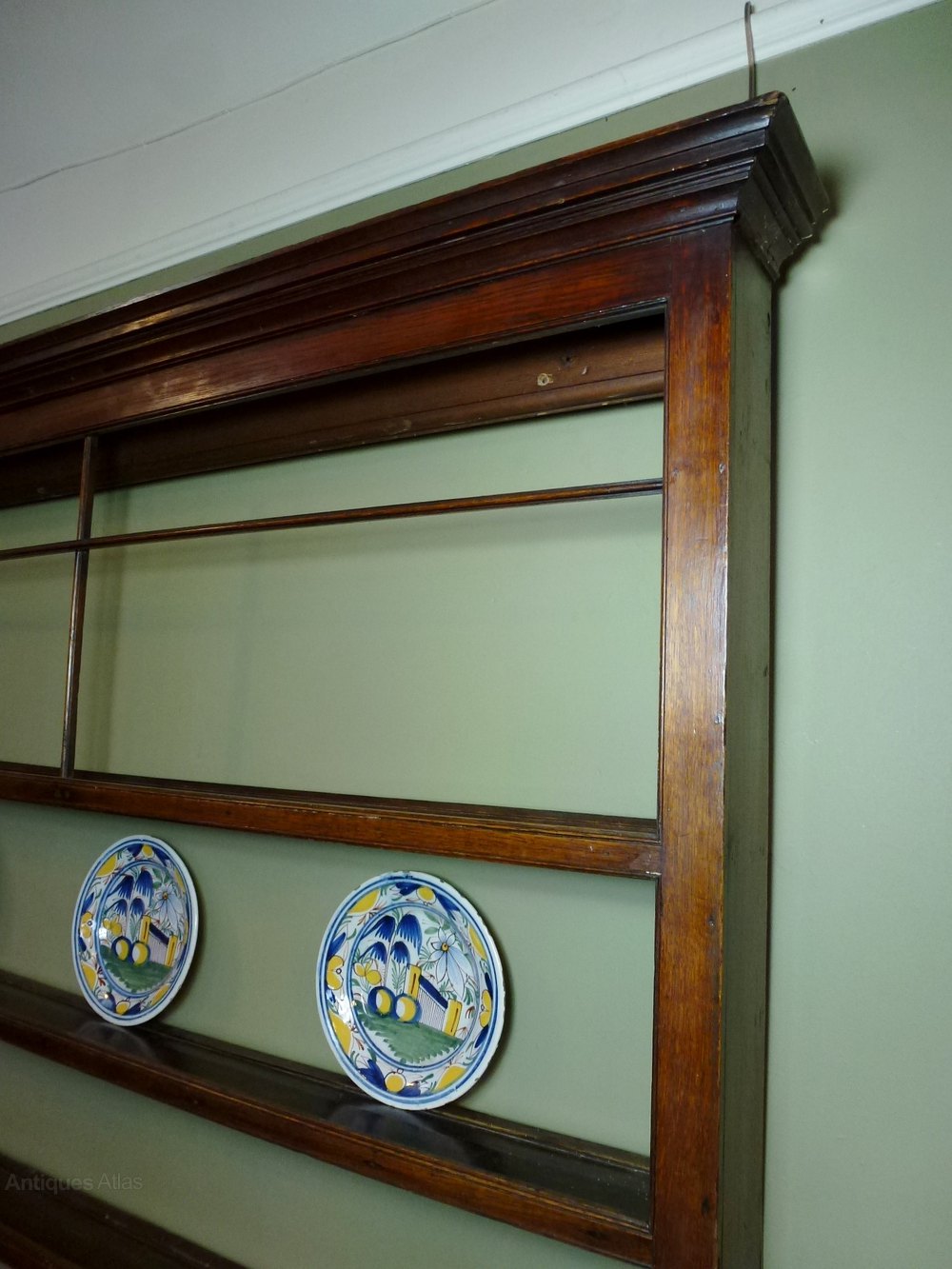 18th C Oak Delft Rack - Antiques Atlas