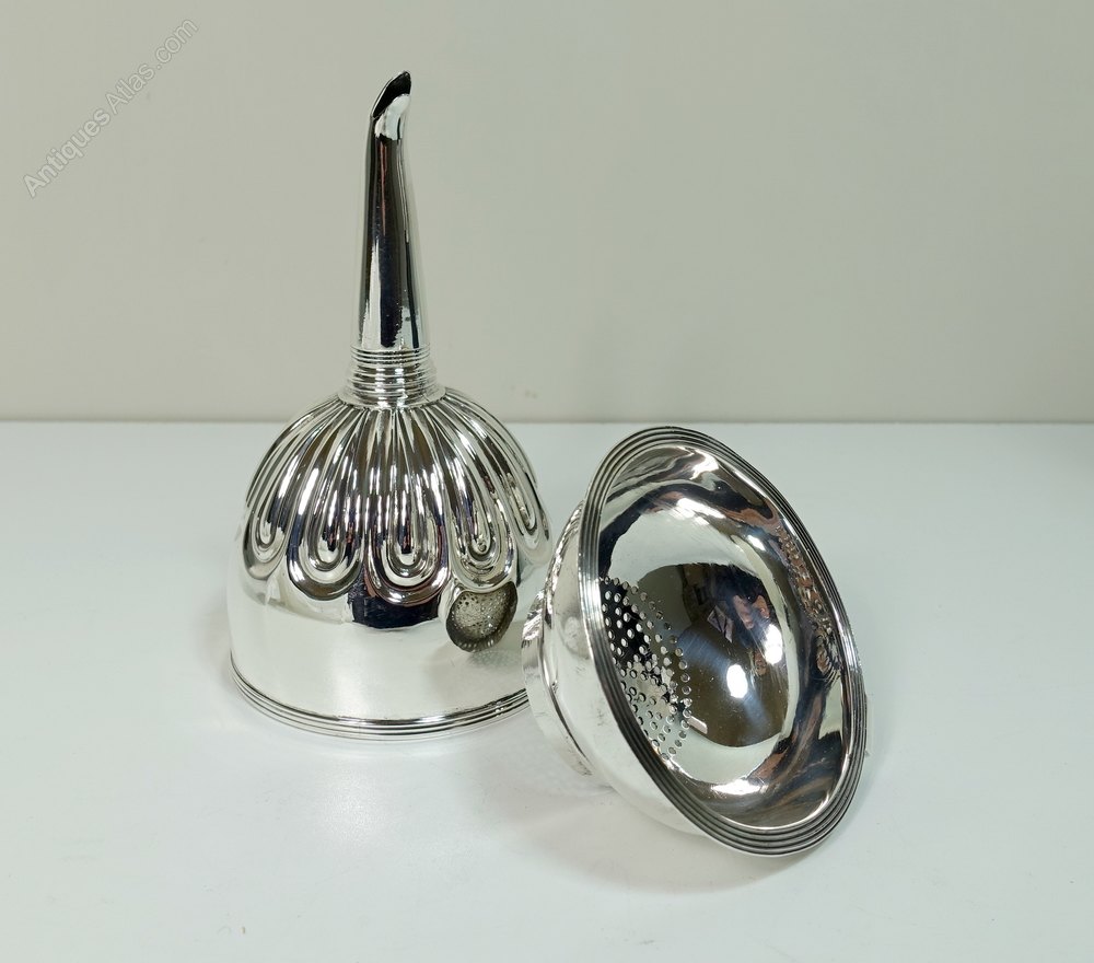 Antiques Atlas - 18th C Silver Wine Funnel