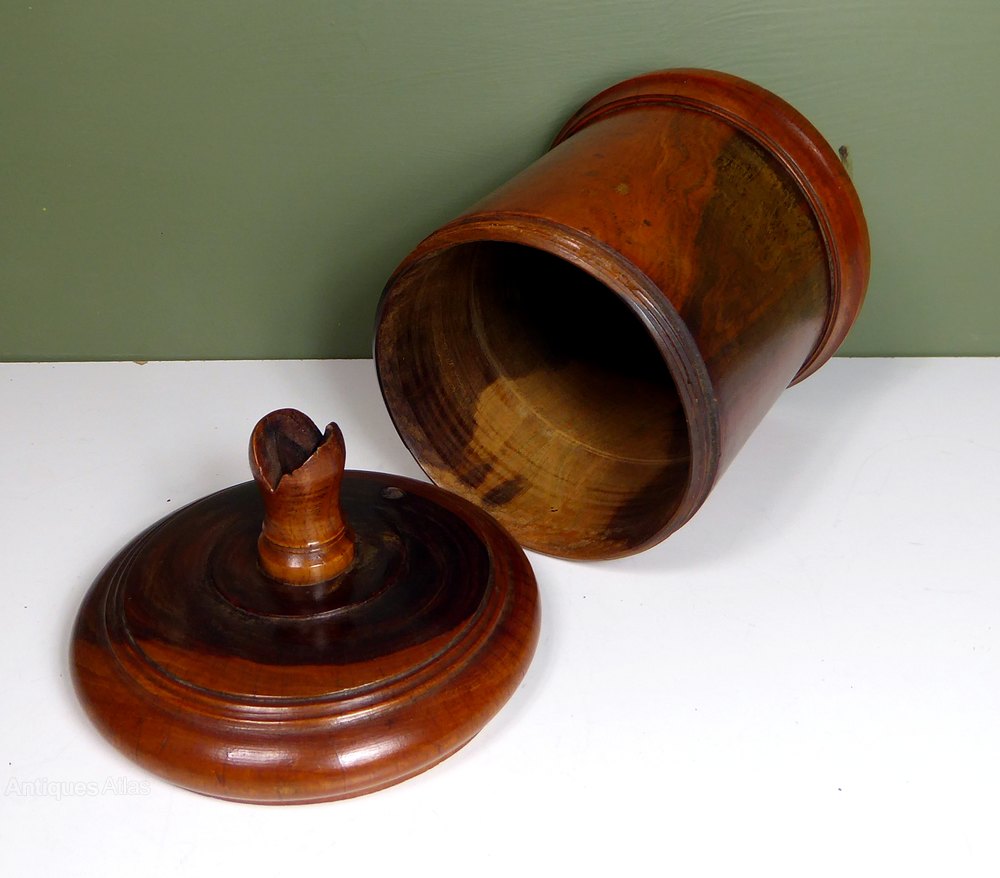 Antiques Atlas - 19TH C LIGNUM VITAE STRING BOX