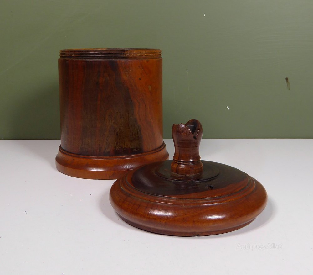 Antiques Atlas - 19TH C LIGNUM VITAE STRING BOX