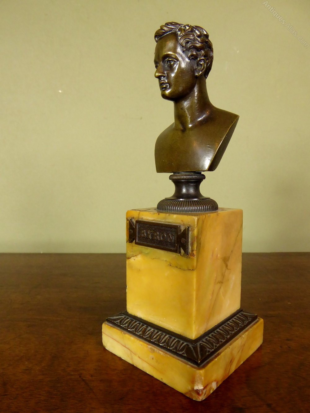 Antiques Atlas - 19th C Bronze Of Byron