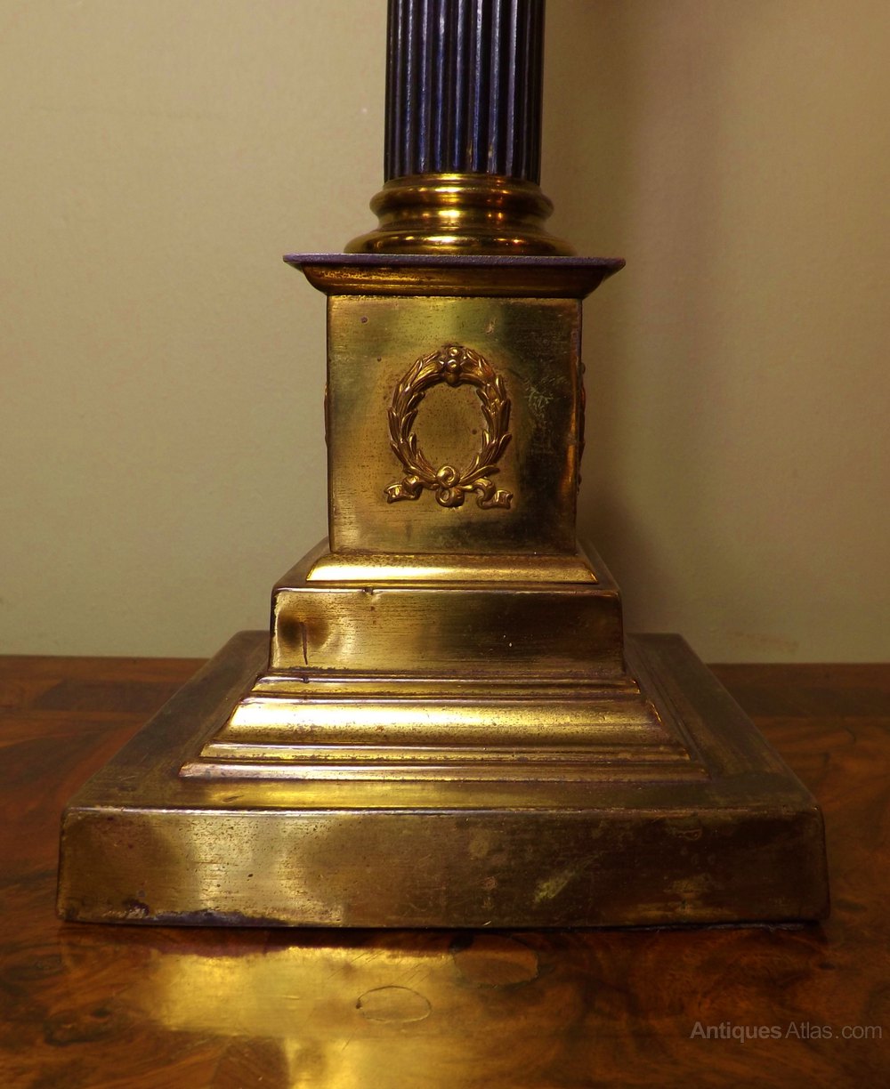 Antiques Atlas - 19th C Corinthian Column Lamp Base